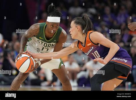 Seattle Storm Guard Erica Wheeler 17 During A Wnba Basketball Game