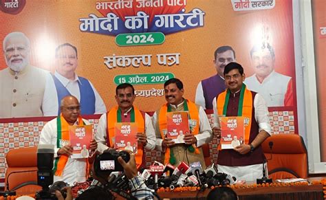 Lok Sabha Elections 2024 Bjps Sankalp Patra Will Address Needs Of