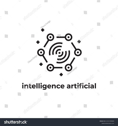 Simple Black Artificial Intelligence Icon Design Stock Vector Royalty Free 2231749909
