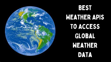Best Weather APIs To Access Global Weather Data TheStartupFounder