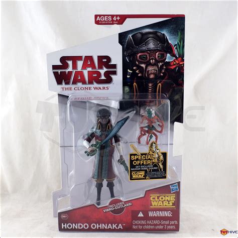 Star Wars Clone Wars 2009 Hondo Ohnaka Vibro Cutlass Cw41 Animated