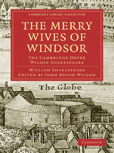 Shakespeare The Cambridge Dover Wilson Shakespeare The Merry Wives Of