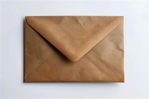 Plain Brown Envelope Premium Ai Generated Image