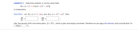Solved Example 3 Determine Whether Or Not The Vector Field
