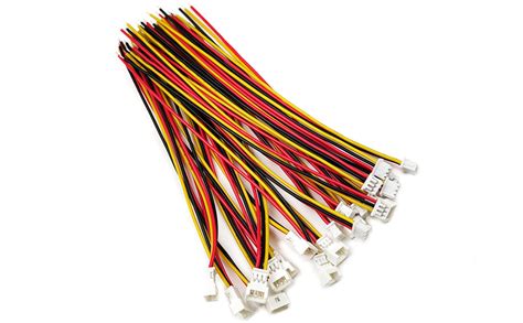 Zsdzfyllk 10 Paar Jst Steckverbinder 125mm 3 Pin Micro Männlichen Und
