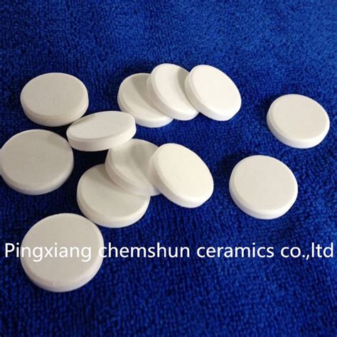 Ceramic Cap For Alumina Weldable Tile Liner Alumina Ceramic And