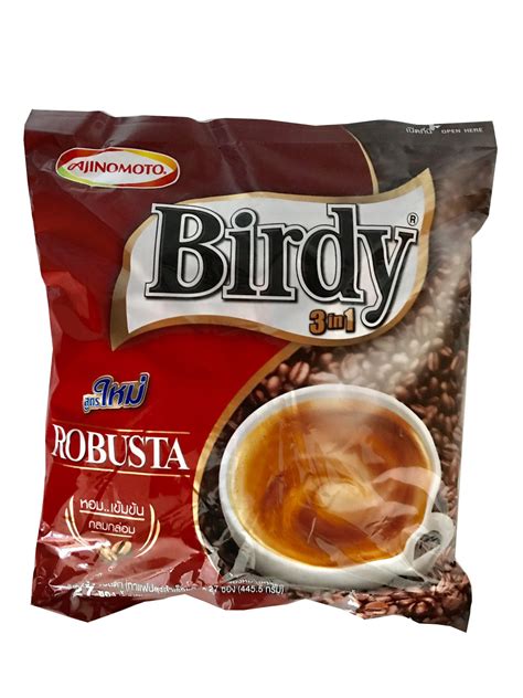Ajinomoto Birdy Robusta 3 In 1 Instant Coffee 27 Count