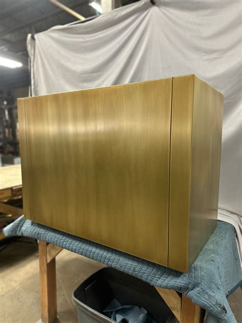 Brushed Brass Range Hood For Kitchen Custom Made To Order Etsy