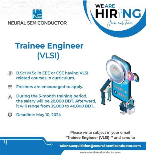 Vlsiforall Vlsijobs Freshers Internship Vlsitraining Neuralsemiconductor Traineeengineer