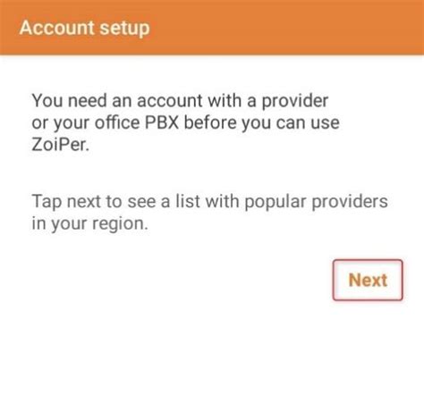 Configuring The ZoiPer Android App With CalnCall