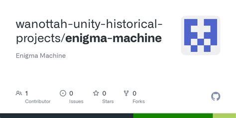Github Wanottah Unity Historical Projectsenigma Machine Enigma Machine