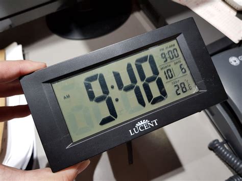 Table Digital Clock Auto Night Sensor Datealarmtem Black Furniture And Home Living Home Decor