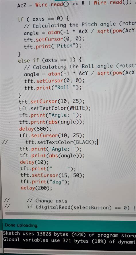 Need help! I'm new to arduino and I'm connecting a mpu6050 to a oled screen, it works but it's ...
