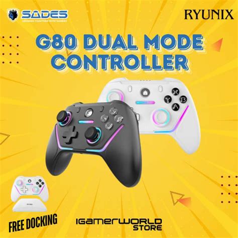 Promo Produk Ori Sades Ryunix G Gamepad Hall Effect Dual Mode Gaming Controller Diskon