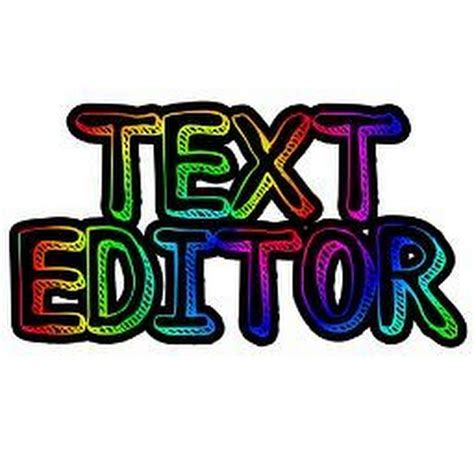 Text Editor Youtube