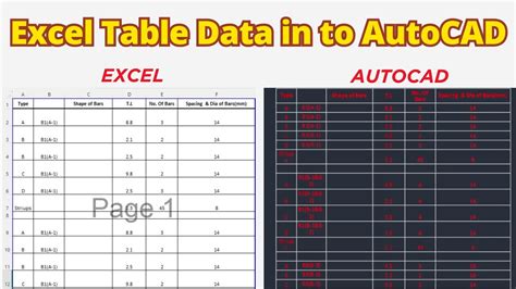 how to link excel table in to autocad autocad table data link