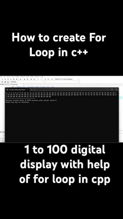 How To Create For Loop In Cprogramforloops Youtube