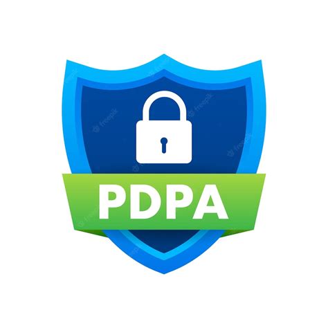 Premium Vector Personal Data Protection Act Pdpa Secure Data Shield Icon Vector Stock Illustration