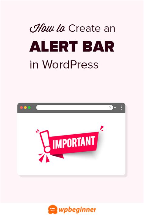 How To Create An Alert Bar In Wordpress 3 Easy Ways