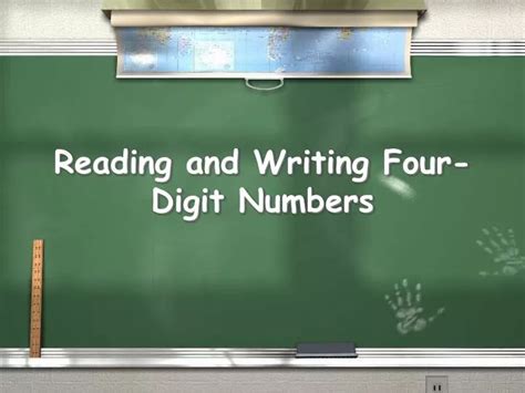 PPT Reading And Writing Four Digit Numbers PowerPoint Presentation Free Download ID