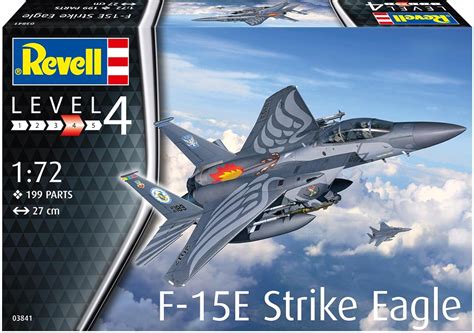 Revell 03841 F 15 Eagle Model Kit 172 Scale Unvarnished Bigamart