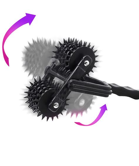 Adult Games Products Sex Roller Pin Wheel Body Labia Nipple Clitoris Stimulator Massager For