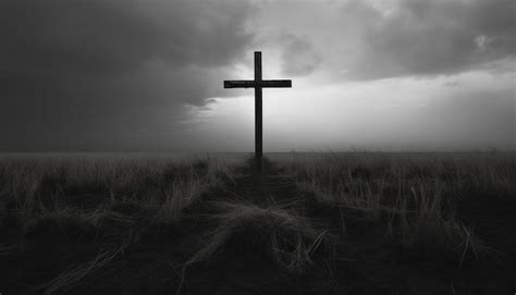 Premium Photo Vertical Grayscale Shot Of A Grassy Field With A