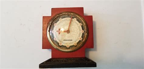 Antique Catholic Mass Alarm Clock World Prayer Times Persia Siam Hawaii