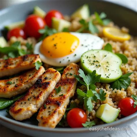 Sundrenched Greek Chicken Quinoa Bowls With Zesty Easy Chef Ideas