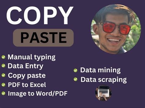 excel data entry web research typing copy paste data mining or