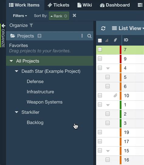 managing projects axosoft documentation