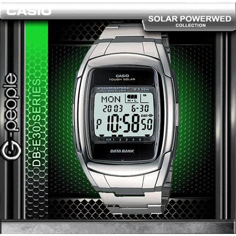Casio Db E30d 1av Casio Db E30d 1av Solar Powered Data Bank Watch Shopee Malaysia