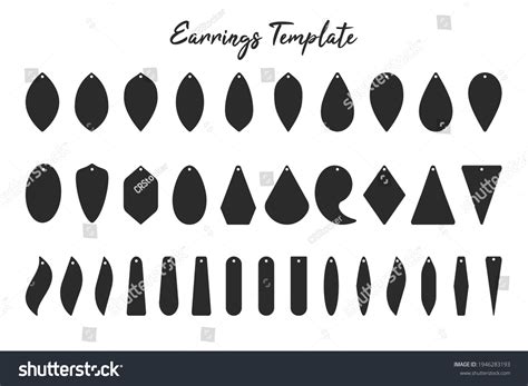 Free Printable Earring Template Free Printable