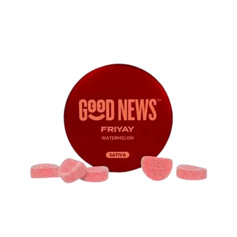 Good News Gummy Friyay Watermelon 100mg 10pk