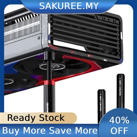 Adjustable Magnetic Gpu Support Bracket For Pc Builds Anti Sag Video