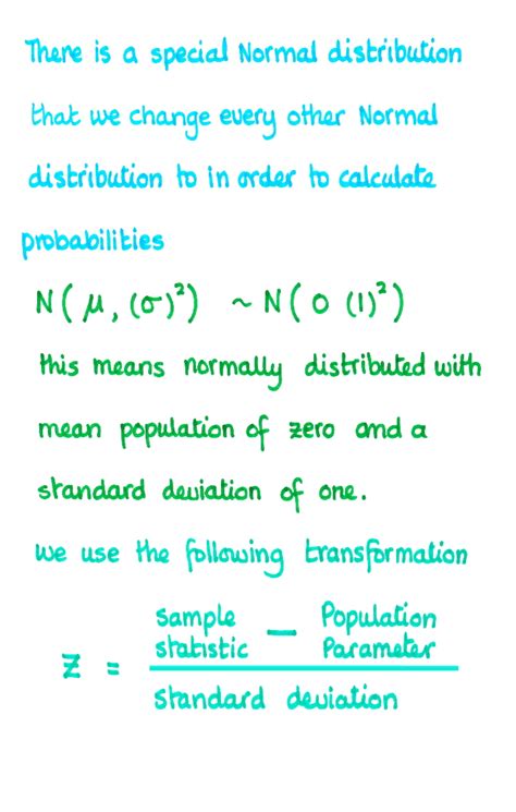 Normal Distribution Notes