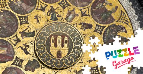 astronomical clock dial jigsaw puzzle countries czech republic