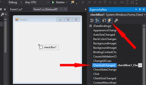 c form application on click event stack overflow