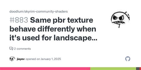 Same Pbr Texture Behave Differently When Its Used For Landscape Or On