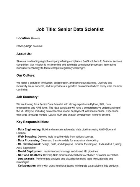 data scientist pdf