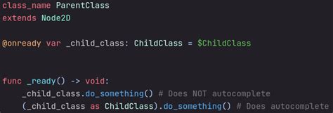 No Autocompletion Despite Static Typing Issue Godotengine Godot GitHub