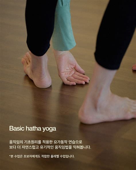 𝘚𝘢𝘨𝘦𝘩𝘪𝘭𝘭 𝘔𝘦𝘮𝘣𝘦𝘳𝘴𝘩𝘪𝘱 𝘓𝘦𝘵𝘵𝘦𝘳 《nua Yoga Workshop》 ⊹basic Hatha Yoga 움직임의 기초 원리를 적용한 요가 동작 연습을 해