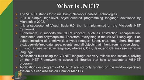 Introduction To Vb Net