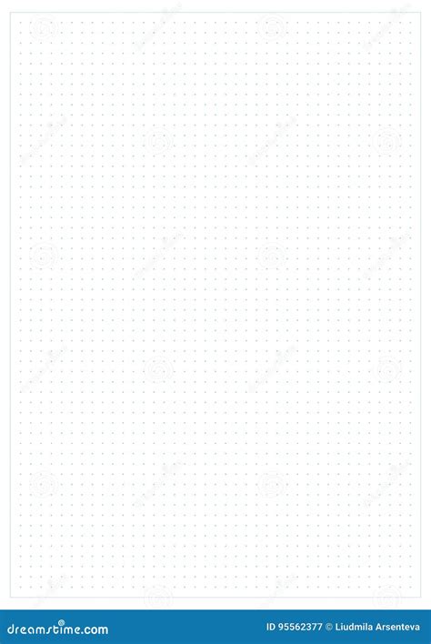 dotted grid graph paper background stock vector illustration of