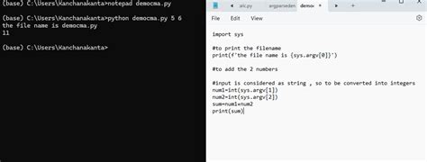 Using Command Line Arguments In Python Understanding Sys
