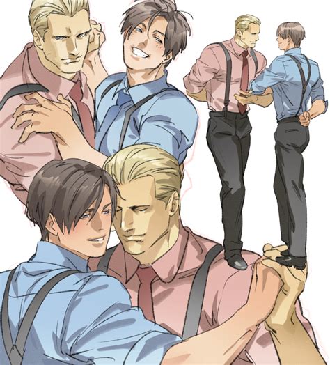 Leon S Kennedy And Jack Krauser Resident Evil And More Drawn By Tatsumi Psmhbpiuczn