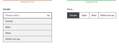 Dropdown Alternatives For Better Mobile Forms