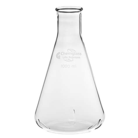 Chemglass Life Sciences Flask Shake ML Baffled Plain Top FLASK Fisher Scientific