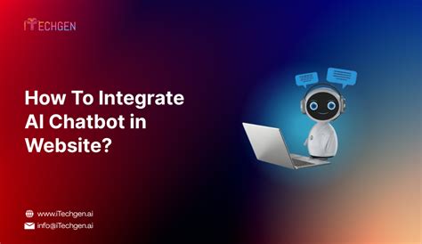 how to integrate ai chatbot in website itechgen