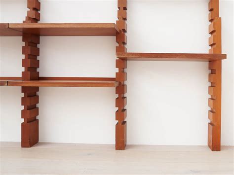 Bookcase Wooden Interlocking Modular Shelves Demosmobilia